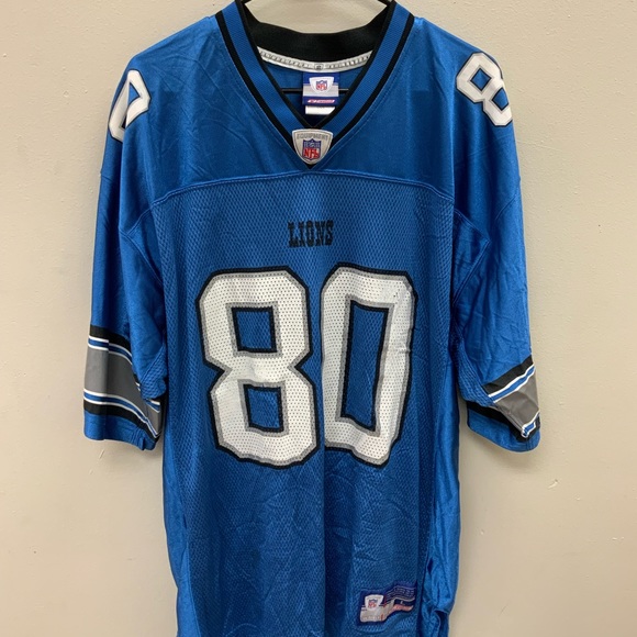 Reebok | Shirts | Vintage Reebok Detroit Lions Nfl Charlie Rodgers 8 ...